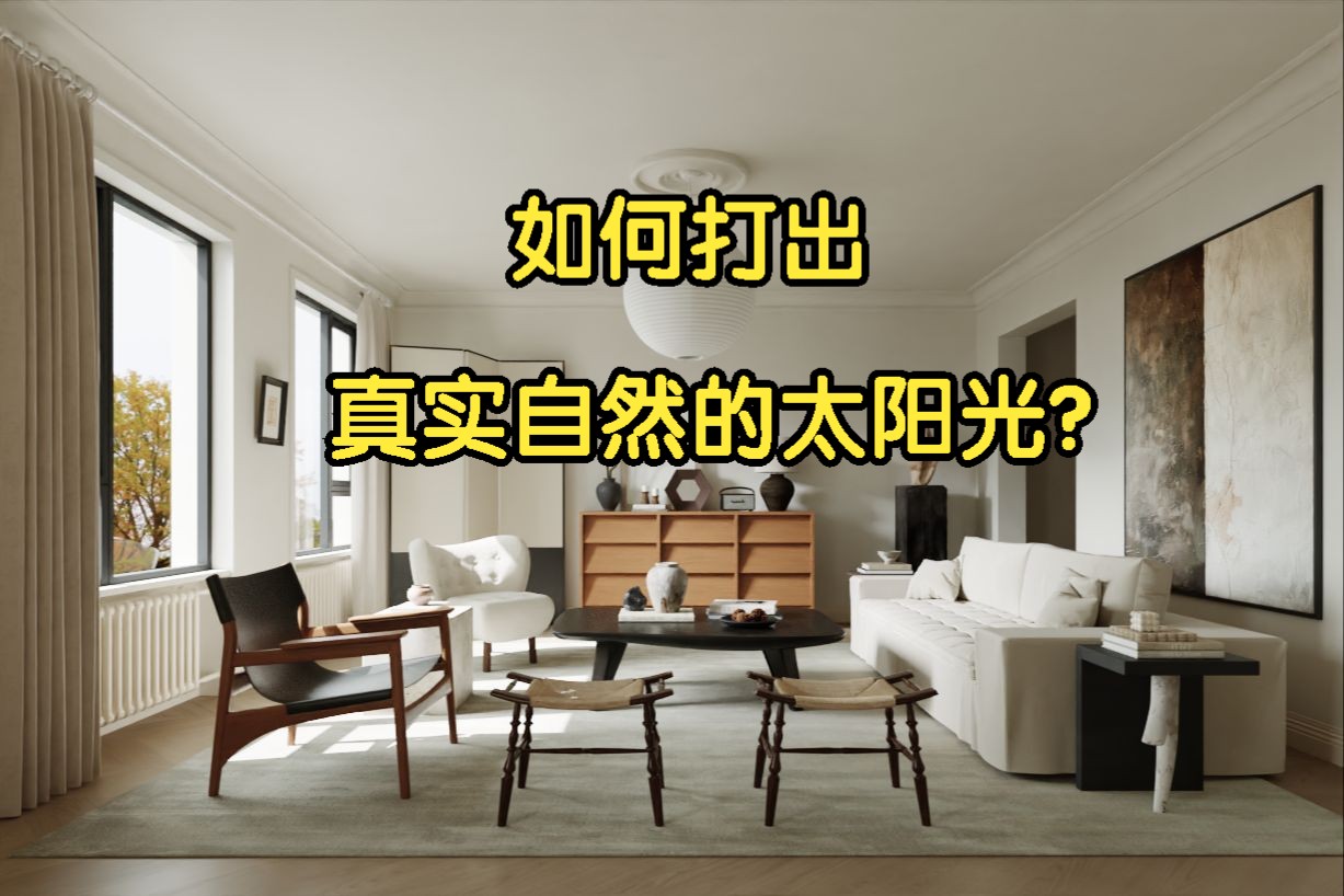 ...阳光?来看看大神是怎么操作的! 3dmax corona vray cr vr 灯光 材质 教程
