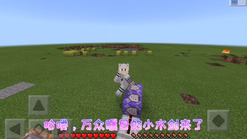 我的世界手机版也有小木剑?2