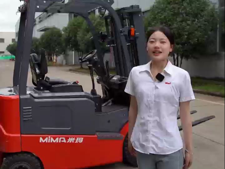一分钟教你电动平衡重叉车如何驾驶教程