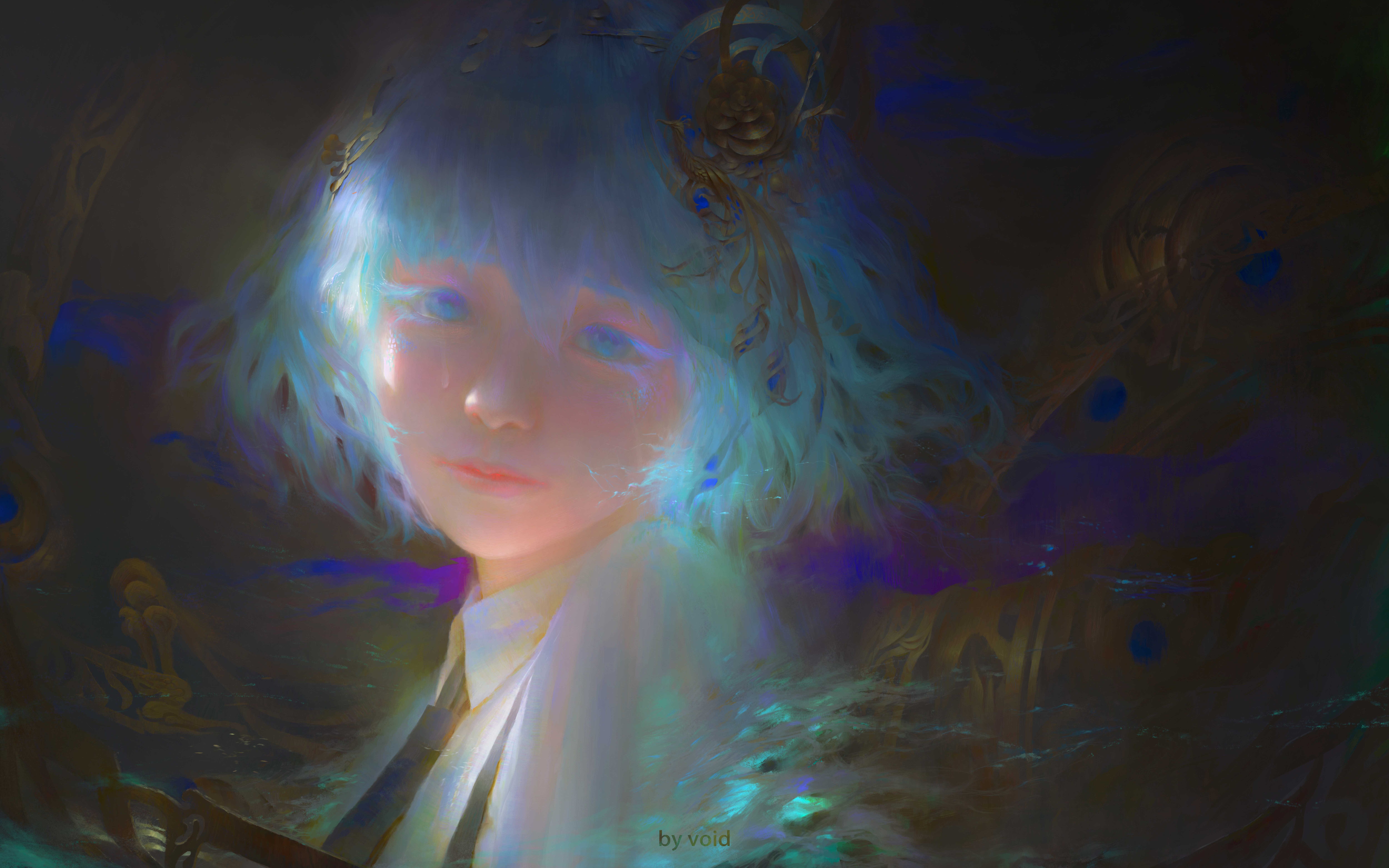 【PS绘画过程】【宝石之国】【钻石】4个月512倍速绘画过程