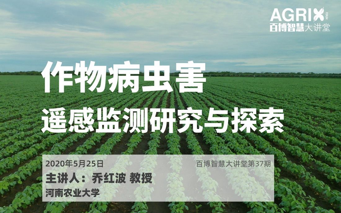 作物病虫害遥感监测研究与探索