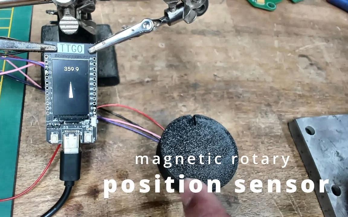 [talla83] AS5600位置传感器TTGO