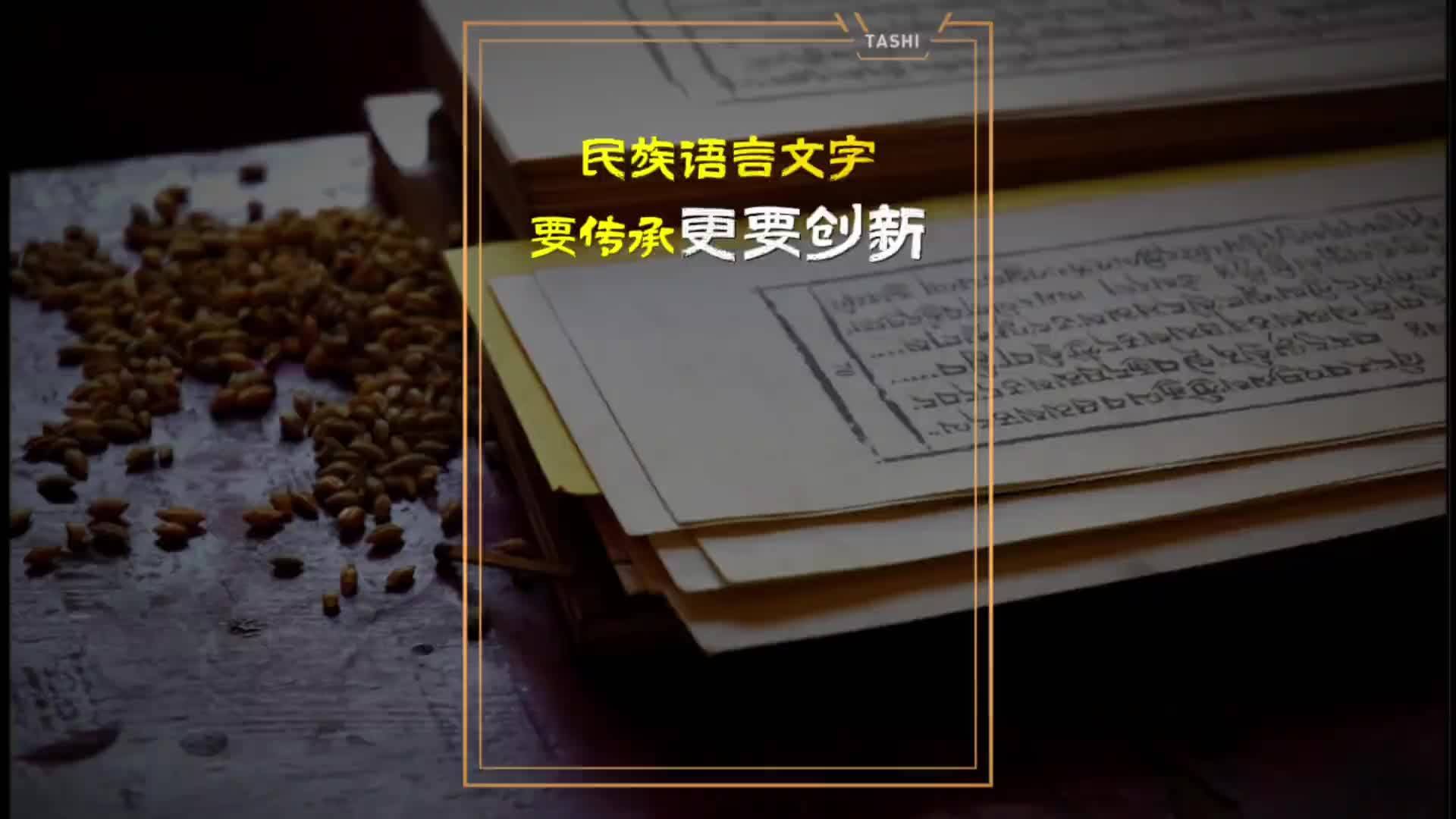 民族语言文字要传承更要创新 当一个完整的民族语言文字