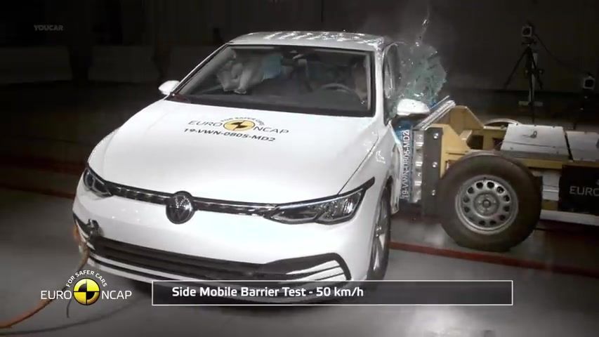 又是大众 高尔夫8(2020)碰撞测试视频