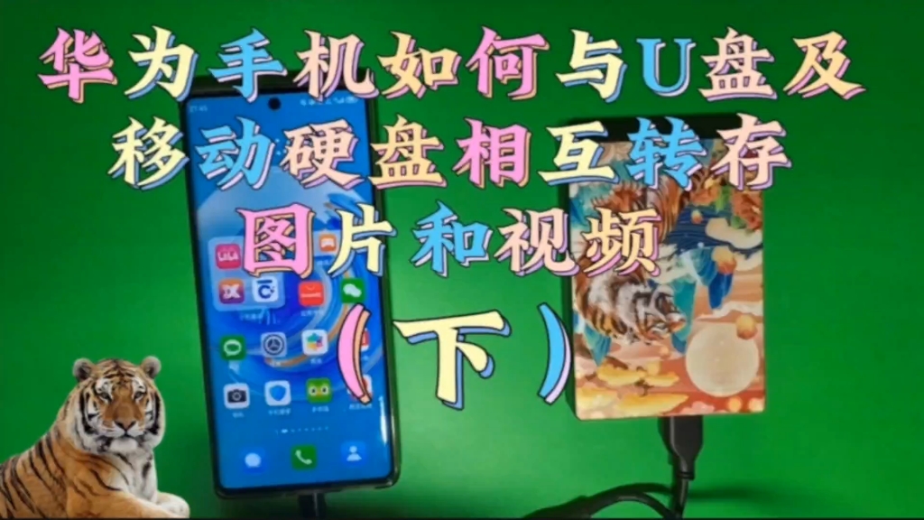 华为手机与U盘及移动硬盘互传图片和视频的详细操作流程