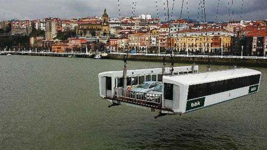 世界上第一座高空拉索桥,汽车行人过桥像坐电梯,在当地十分有名