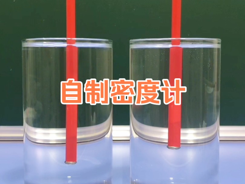 自制密度计及密度计工作原理