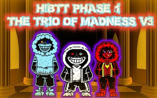 (传说之下音乐)三重英雄!三重审判 一段V3 Heroic!Bad Time Trio ...