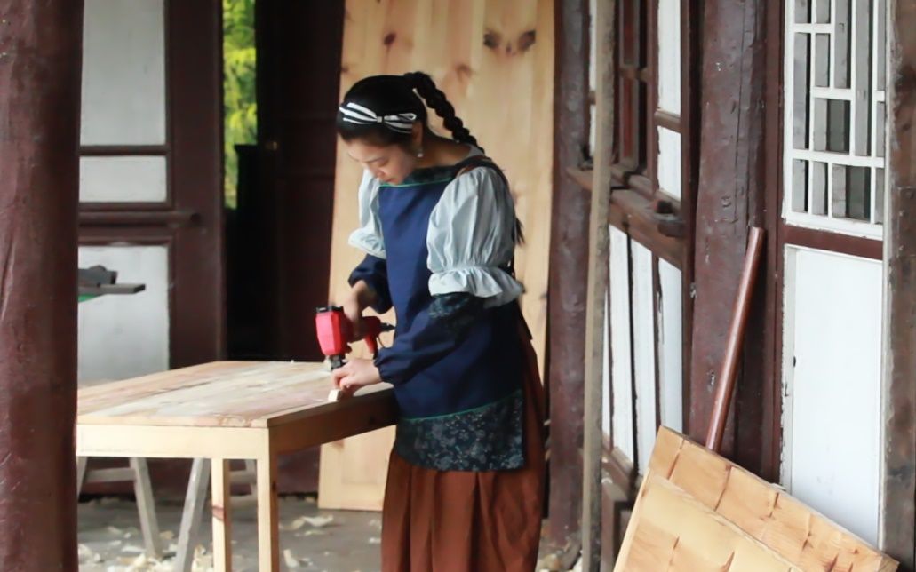 【木工爱好者】上山学会的新技能,把客厅改造成茶室,先从一张茶桌做起