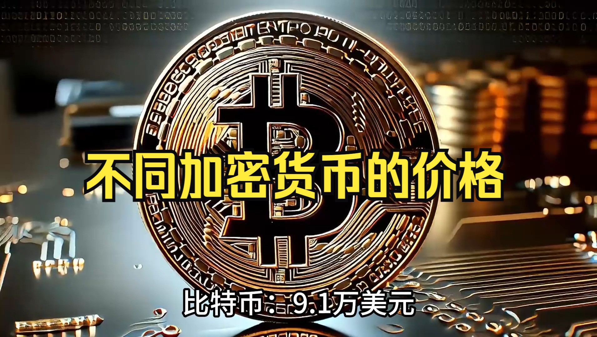 不同加密货币的价格对比,比特币再度大涨,破9万美元!