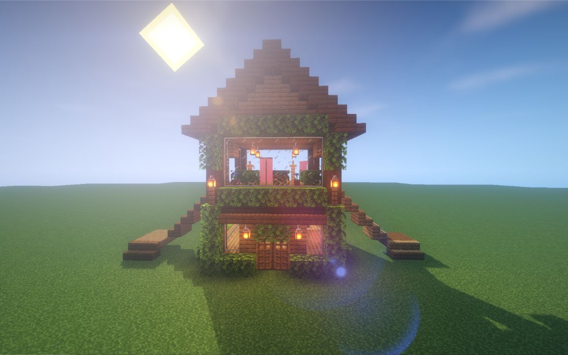 【我的世界】建築教程 建一個田園小屋