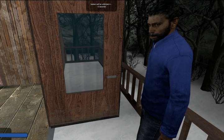 【吊打弯弯】《GMOD》捉迷藏模式-宅男房与雪屋!