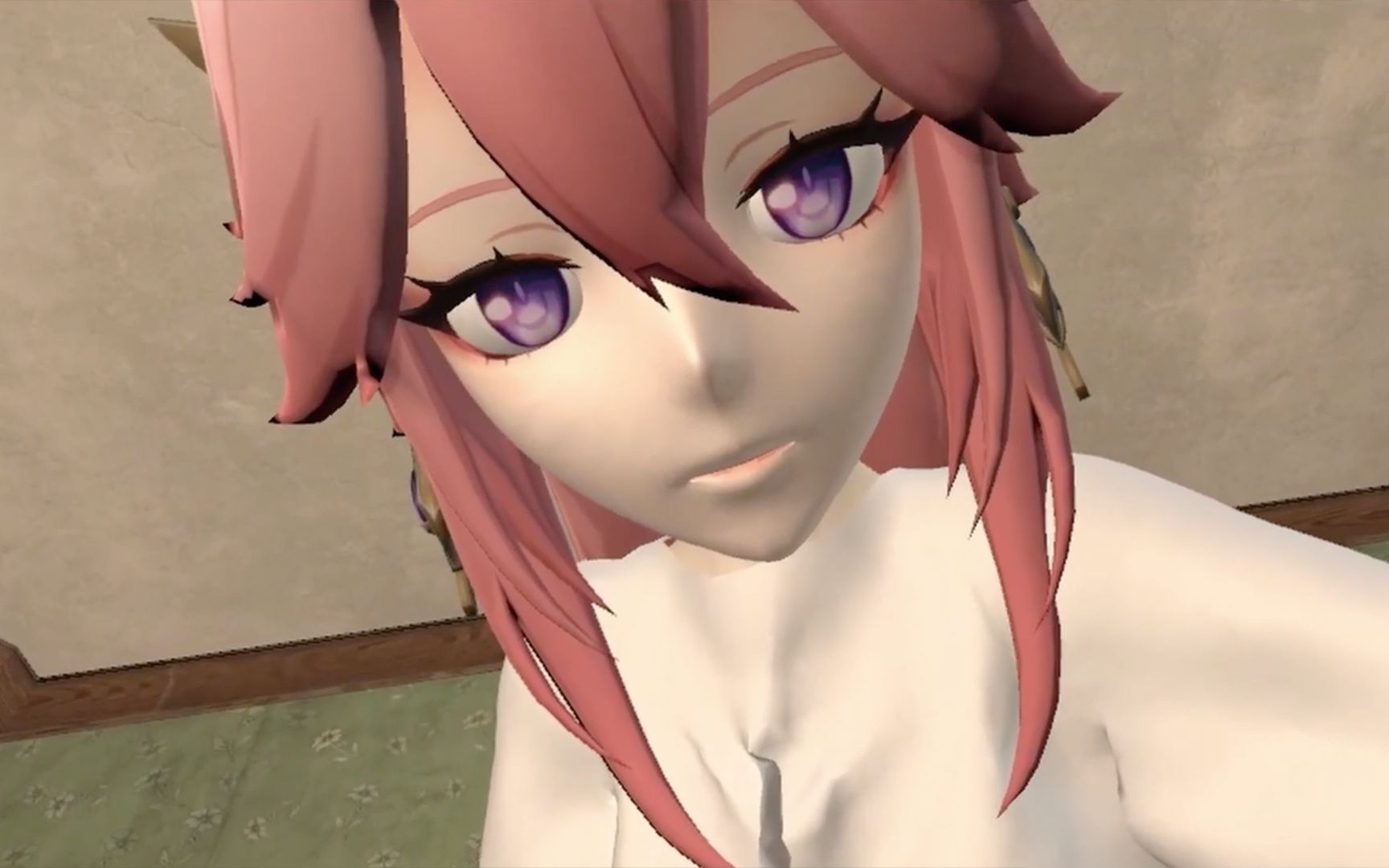 VRChat 巨大娘把我留在了冰箱里 八重神子 巨型女孩「猎奇游戏体验...