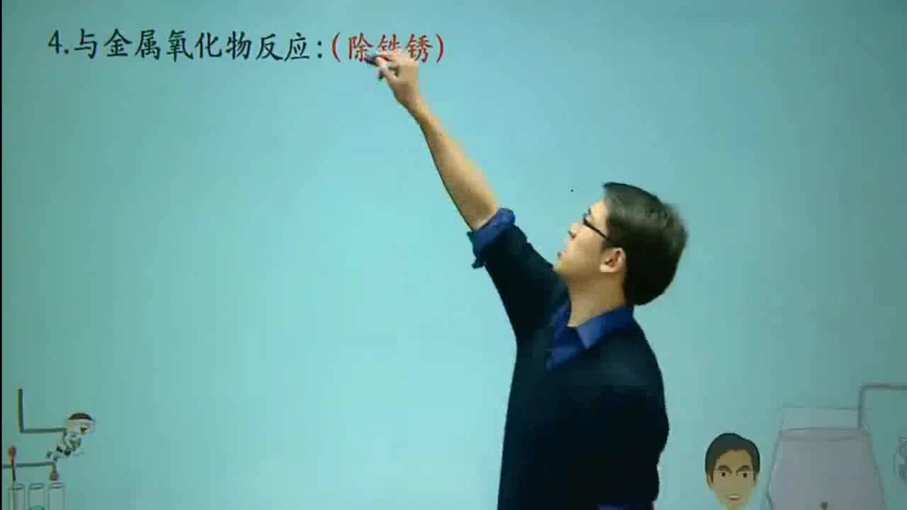 中考化学复习:酸与金属氧化物的中和反应,中考常考知识点讲解!超清