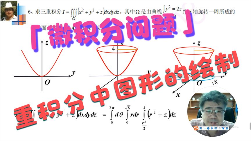 重积分计算中图形的绘制