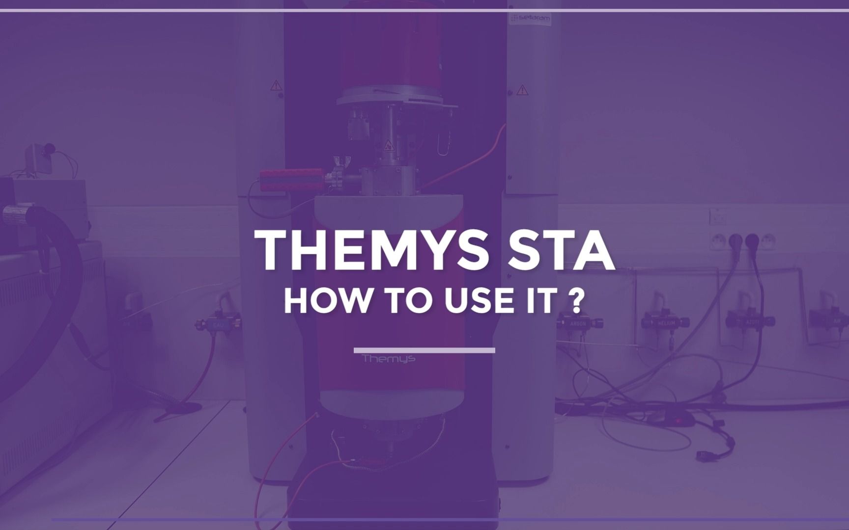 UTILIZATION THEMYS STA 综合热分析平台-STA 使用演示
