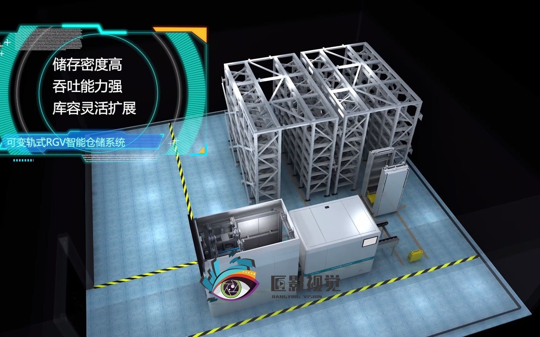 可变轨式自动化仓储系统,你家的电表都储存在这里哦!