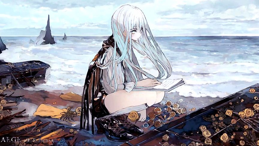 用软件绘制出了水彩画的质感!日本插画师绘制的人物插画相当漂亮