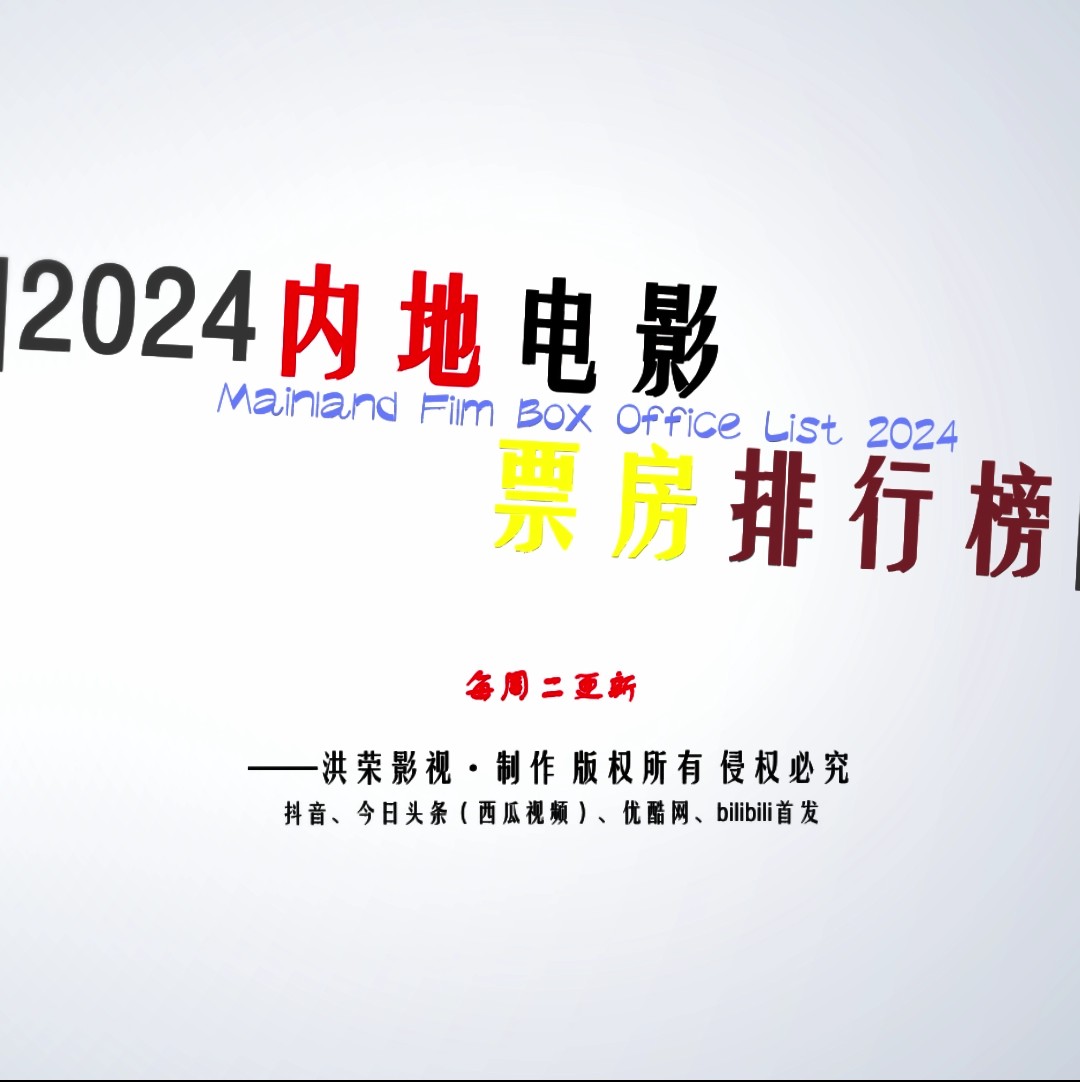 内地电影票房排行榜 