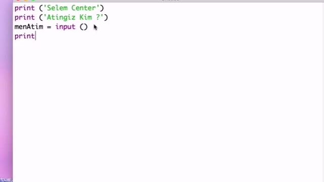 Python 写个简单交流程序#python
