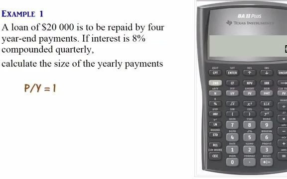 BAII Plus Calculator-Amortization Schedule-分期付款计划