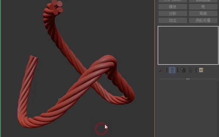 【3DMAX】如何快速制作一条麻绳