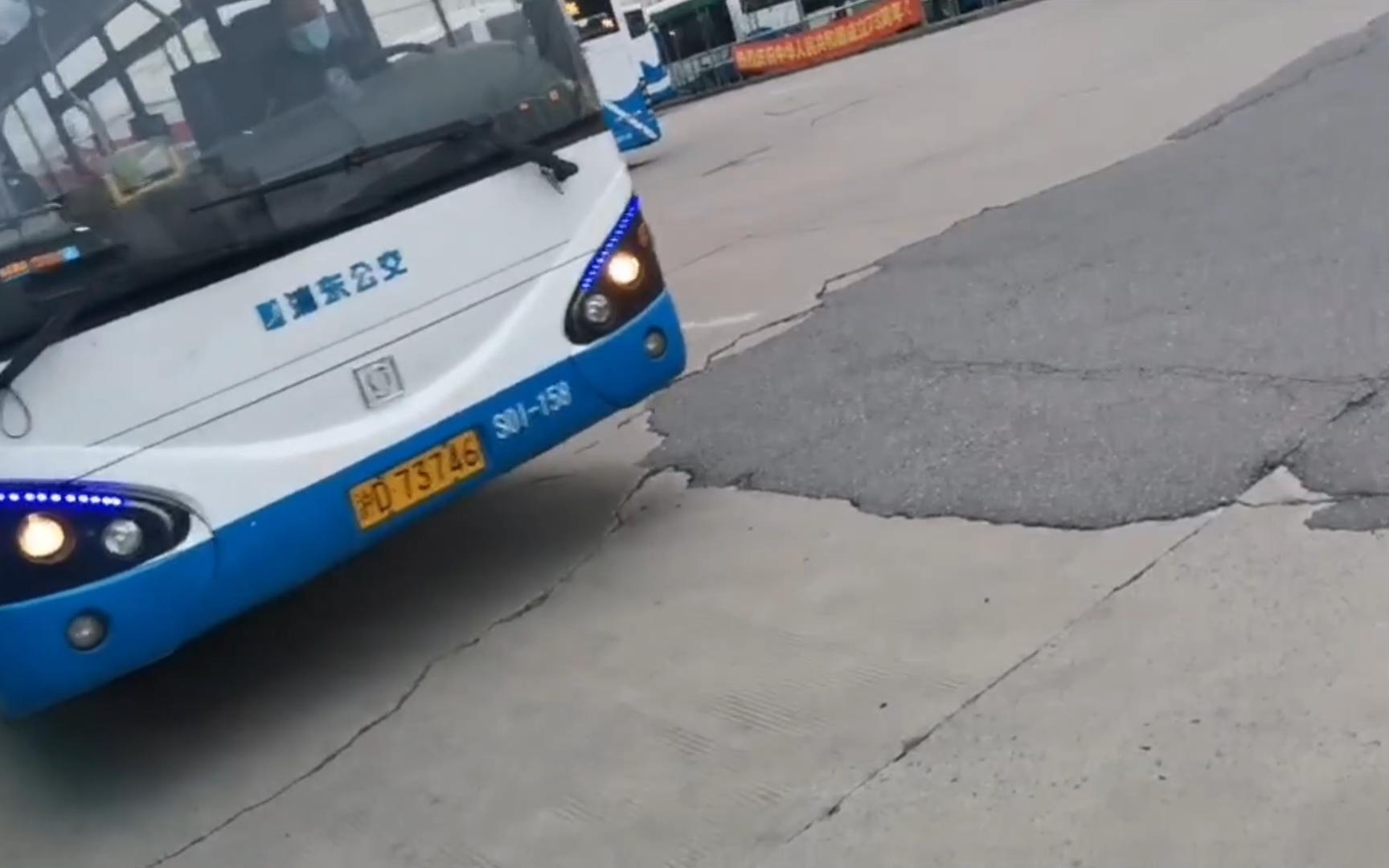 pov9:最后的13年柴油车纪念:杨高公交1110路:周浦东站到周园路沈梅...
