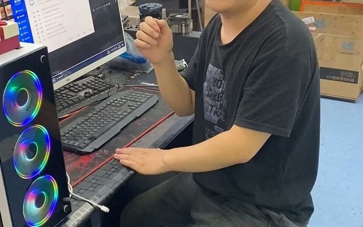 ...i3-10105f,16g内存,华硕960显卡,技嘉h510主板,256g固态硬盘 电脑...