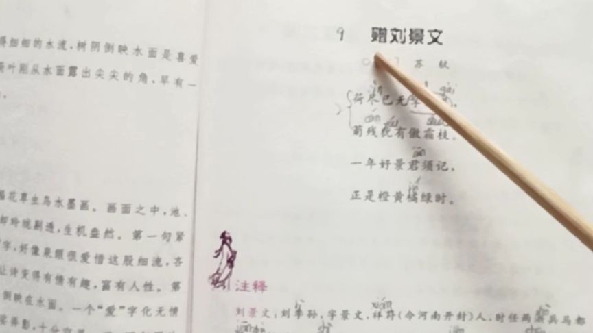 古诗《赠刘景文》宋苏轼.解读努力小龙哥