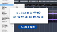 AM27|cubase自带的消音伴奏制作功能