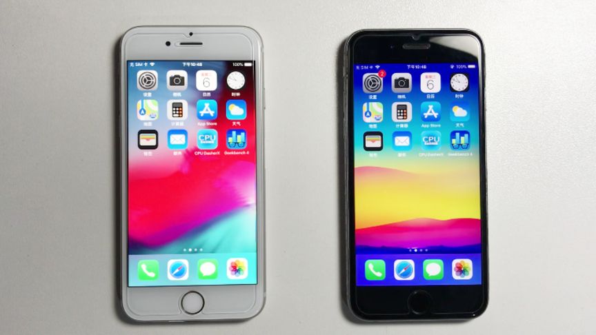 苹果6S升级iOS12测试版与iOS11.4正式版运行速度对比!