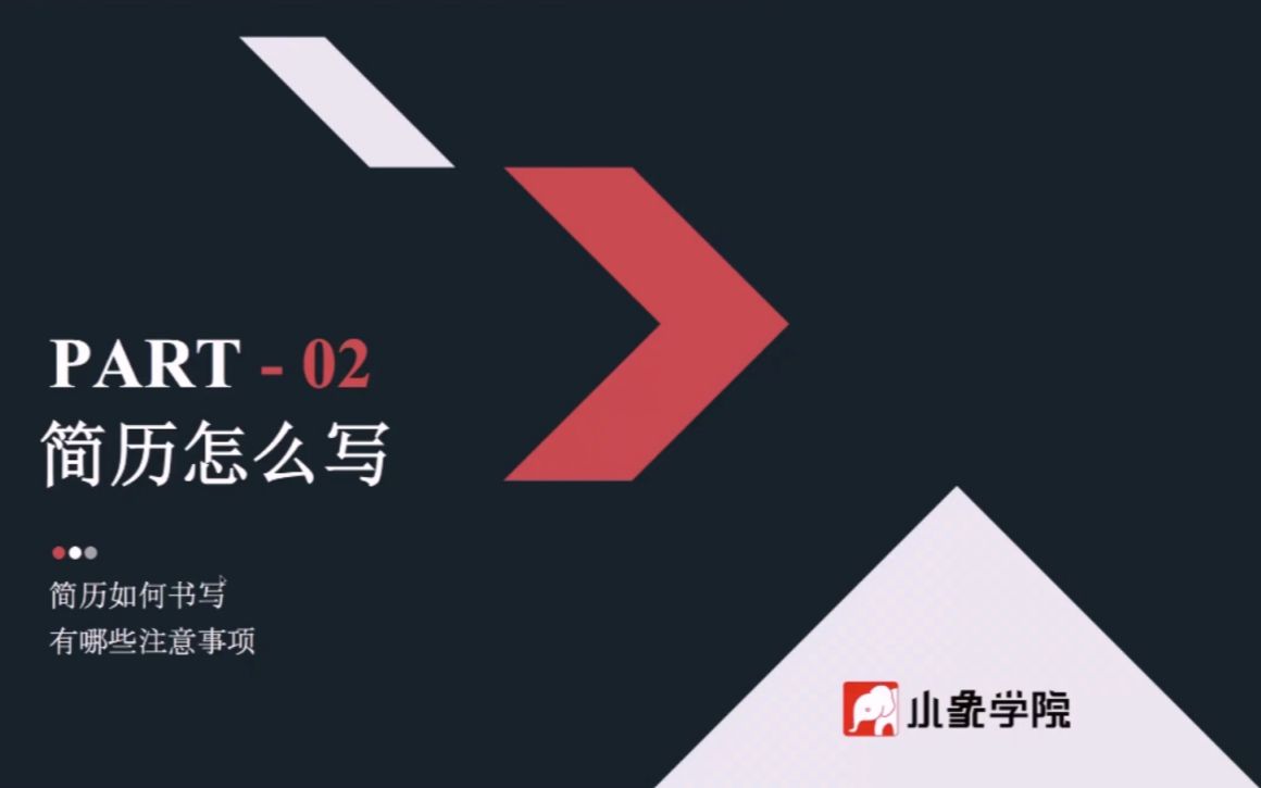 【人工智能】AI算法岗求职:简历篇 (小象学院)