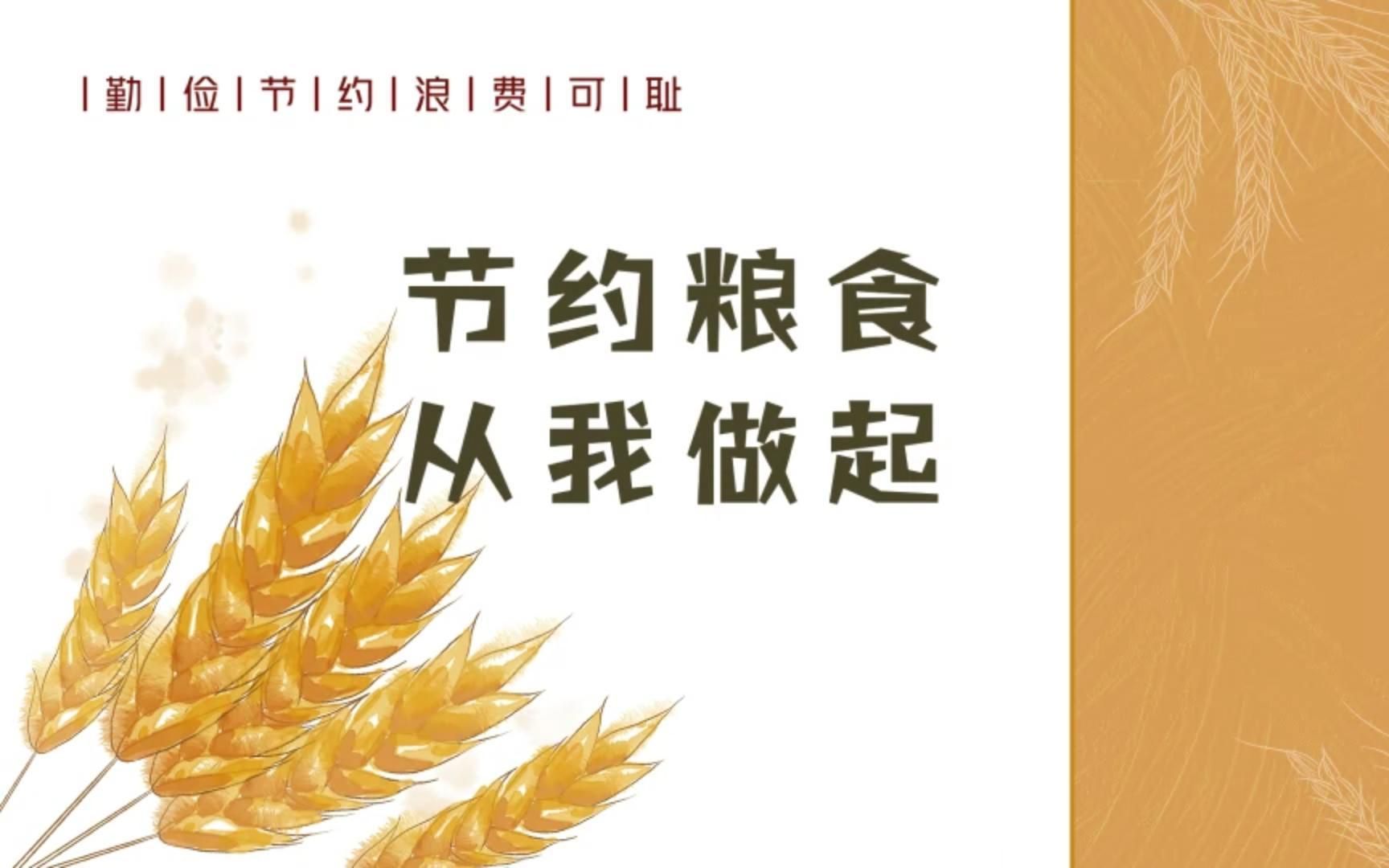 【PPT模板】节约粮食,从我做起主题班会课件模板赏析与分享