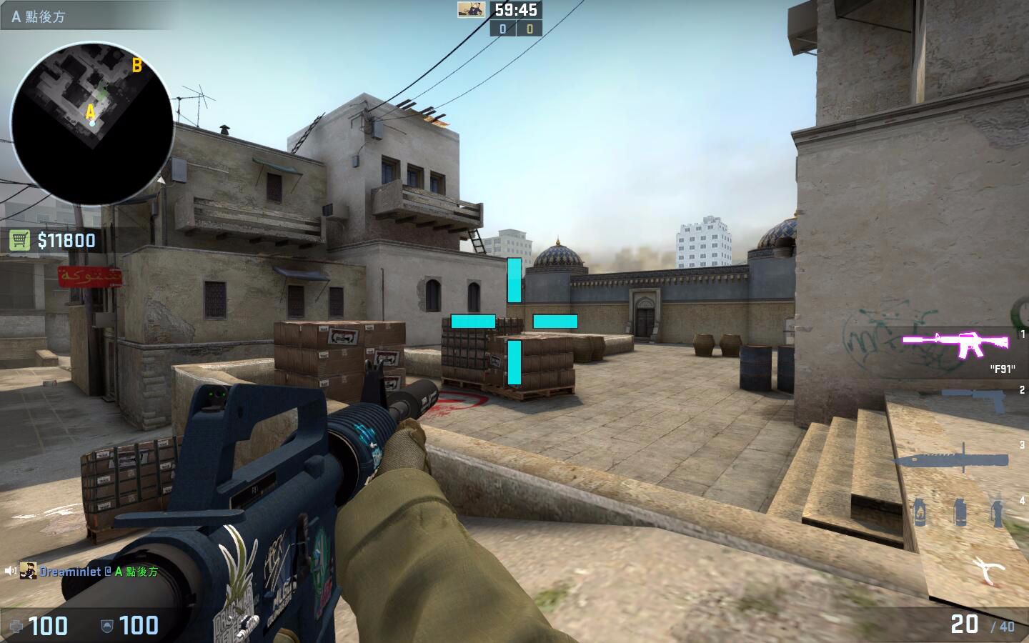 【CSGO】新手教程 预瞄与定位