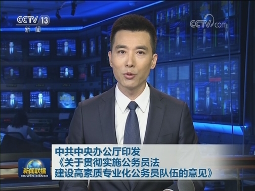 [视频]中共中央办公厅印发《关于贯彻实施公务员法 建设高素质专业化...