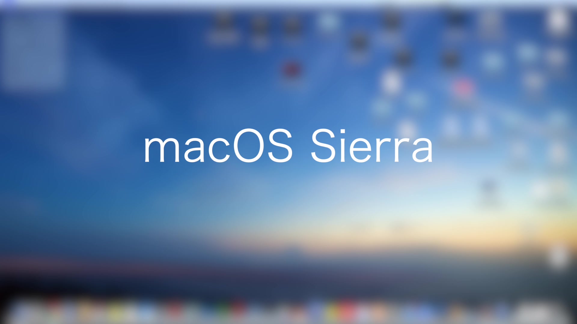 【实拍升级】Mac系统 OS X Mavericks升级为macOS Sierra