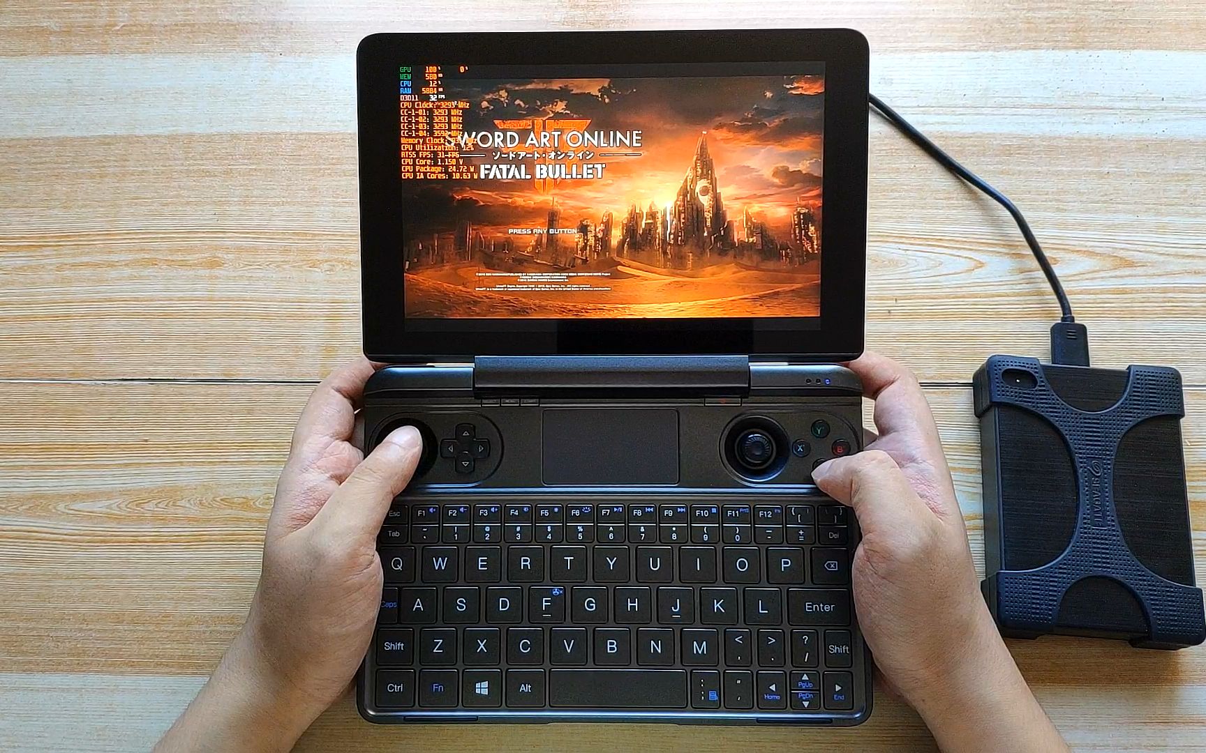 《 刀剑神域:夺命凶弹 》——GPD WIN Max 8寸掌机 中高画质试玩 第...