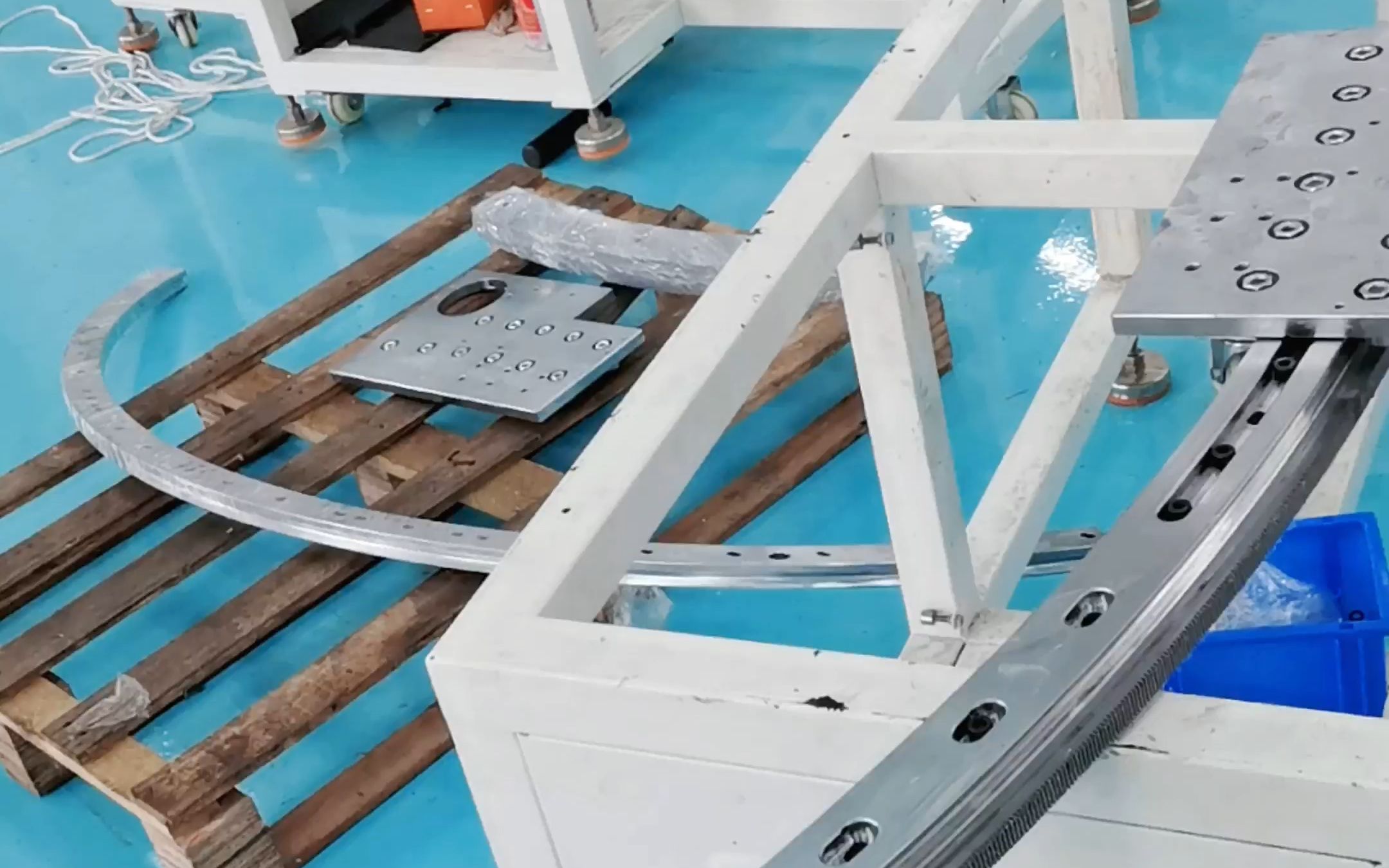 圆弧导轨 弧形大型环形导轨轨道各尺寸非标环形导轨定制-汇思德自动化