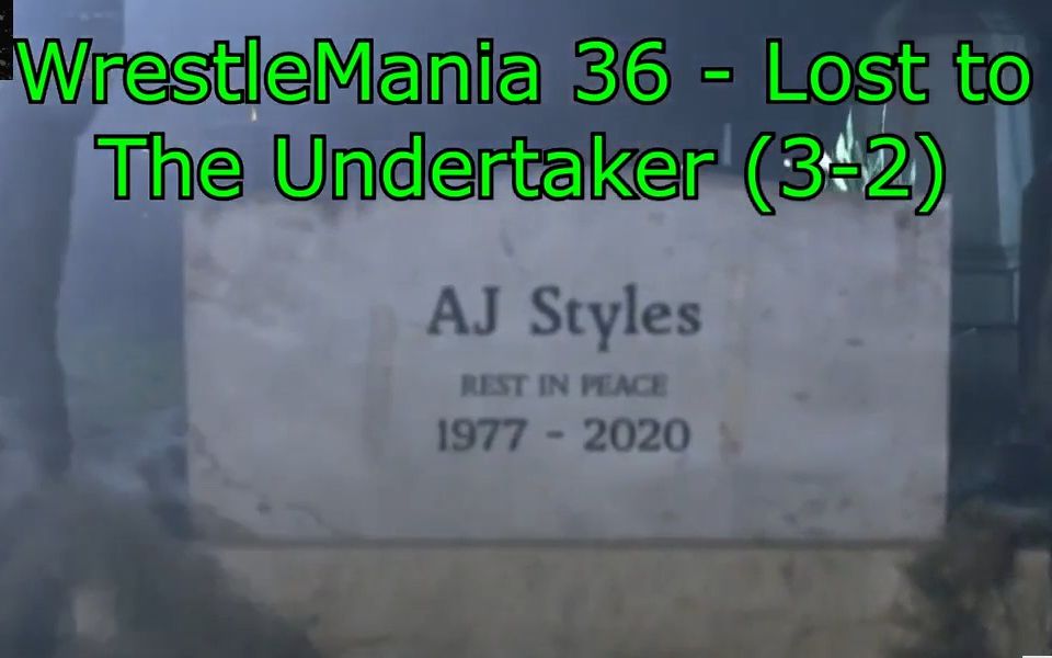 AJ Styles摔角狂热胜负历史2016-2022 WrestleMania