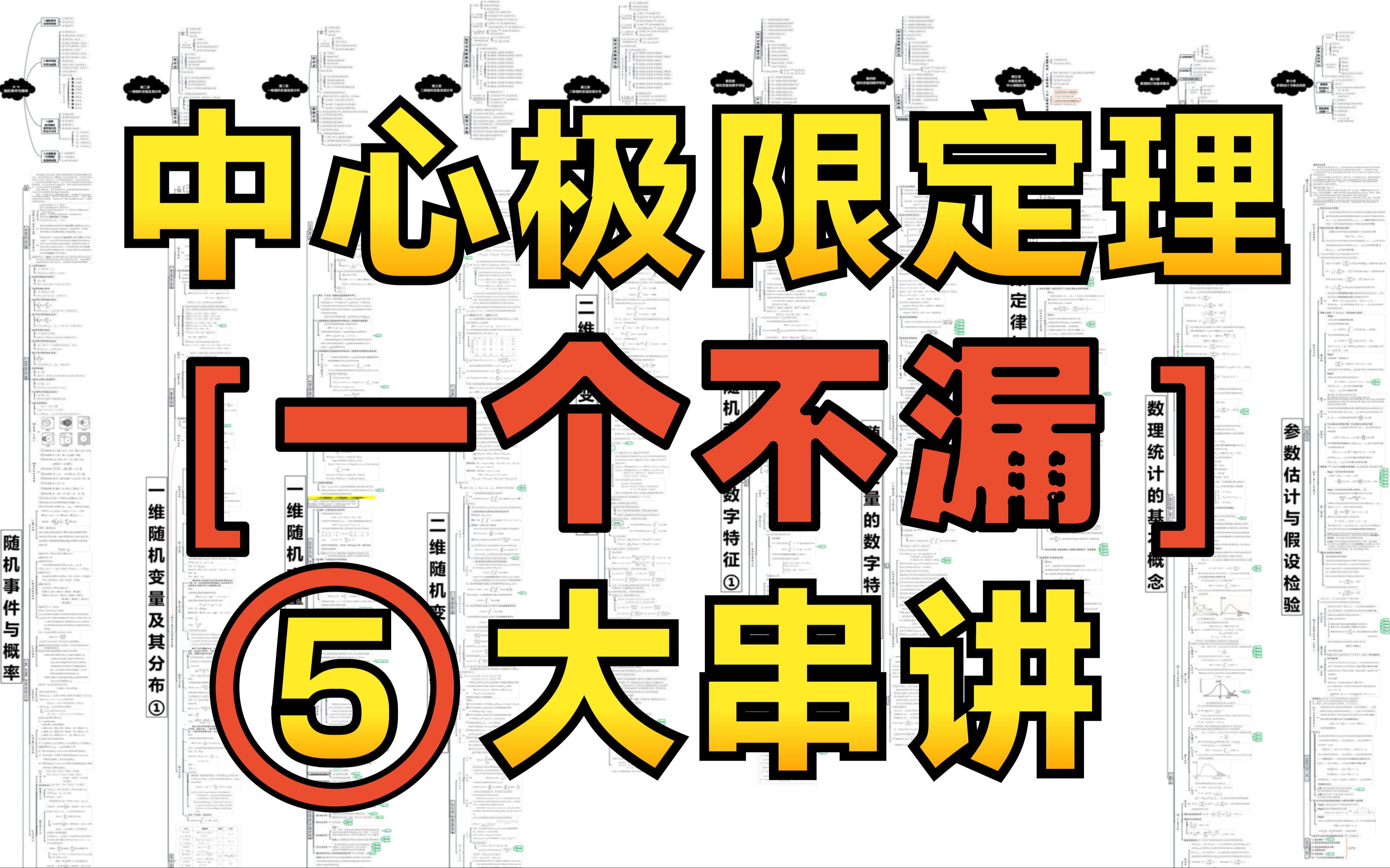 【降维打击概率论⑤】大数定律与中心极限定理【一个不漏】大串讲