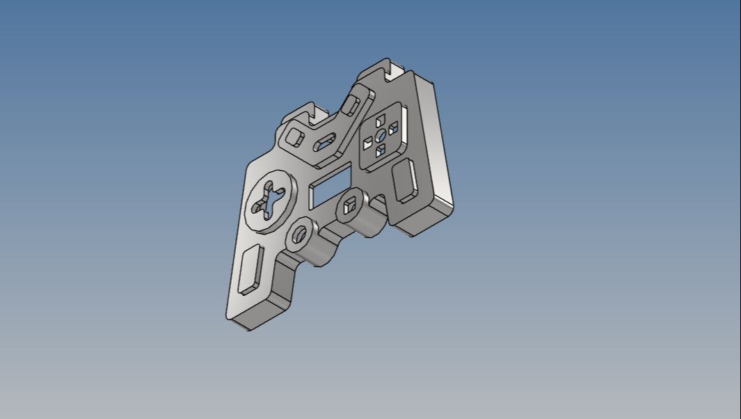 inventor数铣件游戏机建模