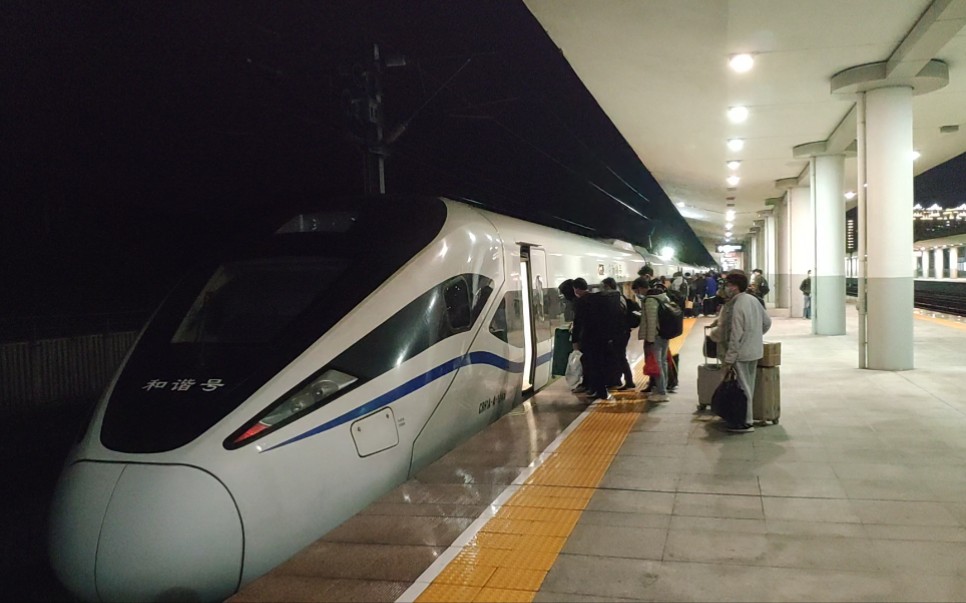 ...A-1245普宁站开启车门 庞巴迪ZEFIRO250平台 和谐号一系动车组列车