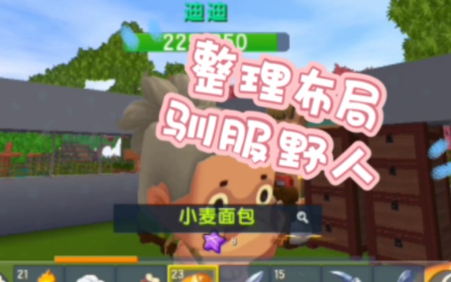 游戏解说001:迷你世界 整理一切布局再抓野人