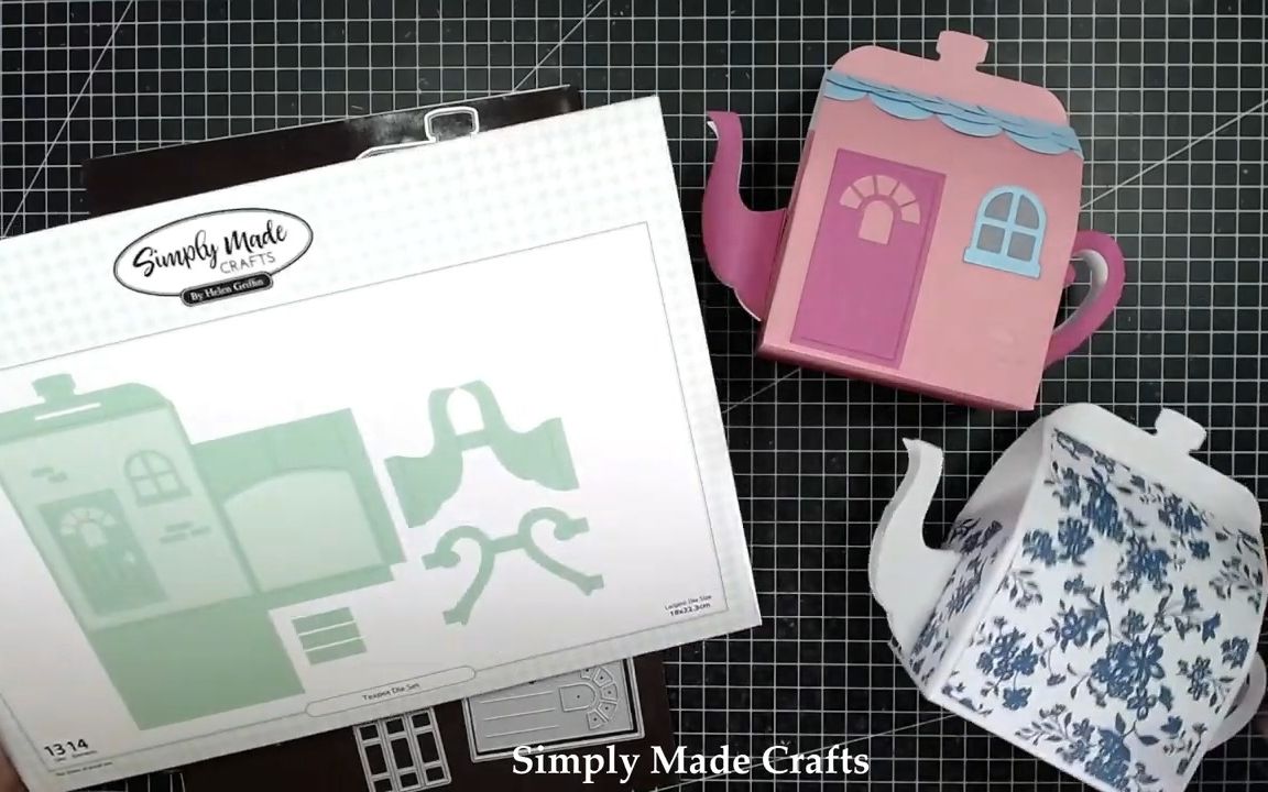 【2466】【Simple Made Crafts】水壶房子切割刀模使用视频教程