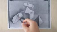 如何画好斜面圆柱,斜面圆的透视和画法技巧,素描基础