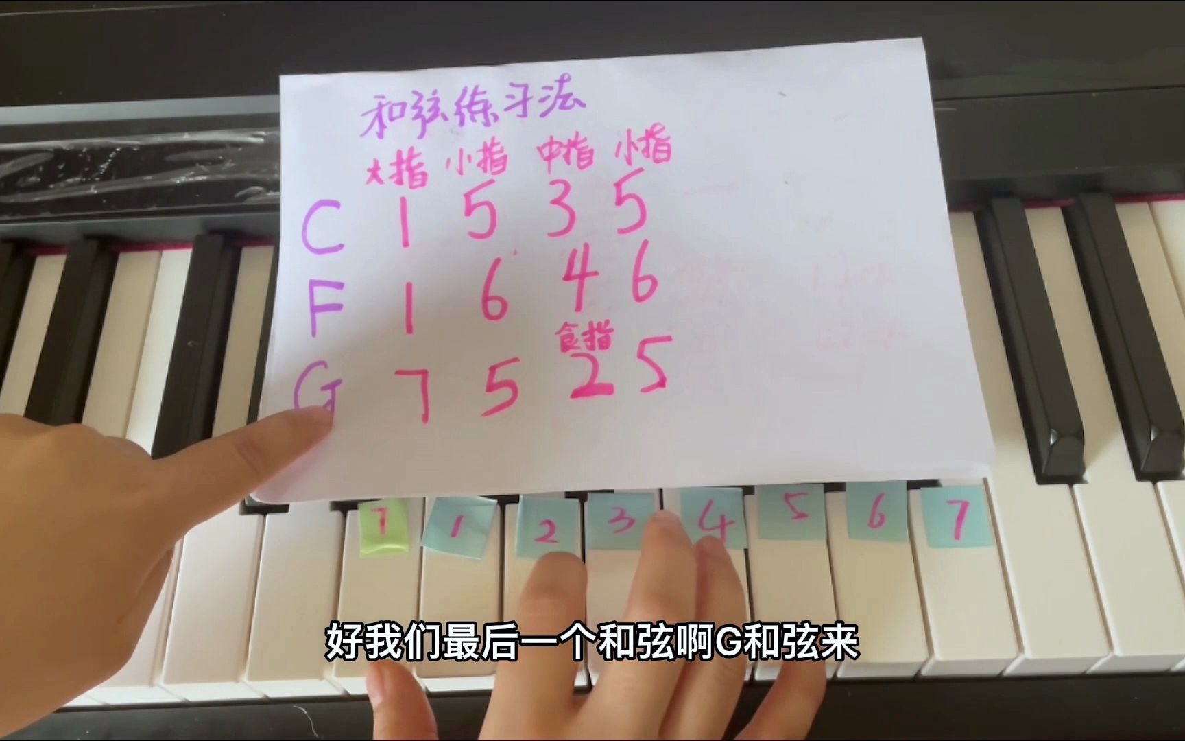 四个简单实用的万能和弦分享给大家