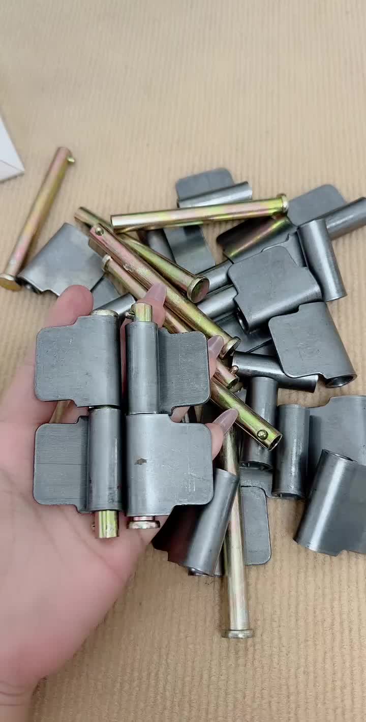 【10套起】电动三轮车车厢合页车门货运车配件摩托车车斗折页通用#...