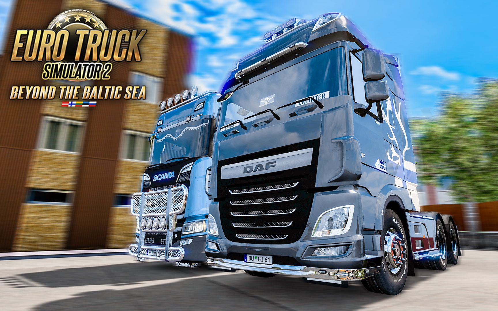 欧洲卡车模拟2:与LRTINTER的初次联机 | 2018/12/1直播录像(1/2)