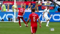 2018世界杯 E组塞尔维亚VS瑞士 塞尔维亚球员身体强悍力压瑞士 钟表...