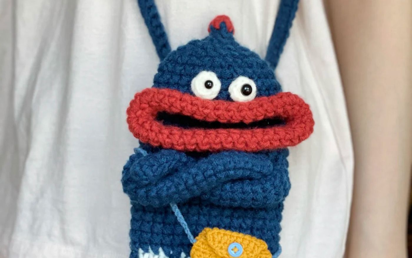 香肠嘴手机包教学 第二集 毛线手工diy编织钩织教学 壹团毛线教学